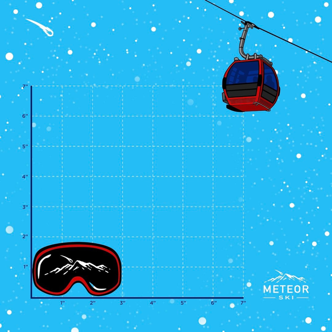 Ski Goggles Sticker Pack | Ski and Snowboard Helmet Sticker | Water ...