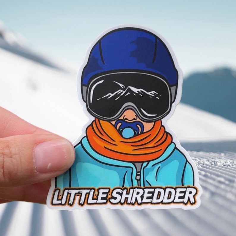 Toddler Ski Helmet Sticker | Sippy Cup Sticker | Ski Sticker Decal ...