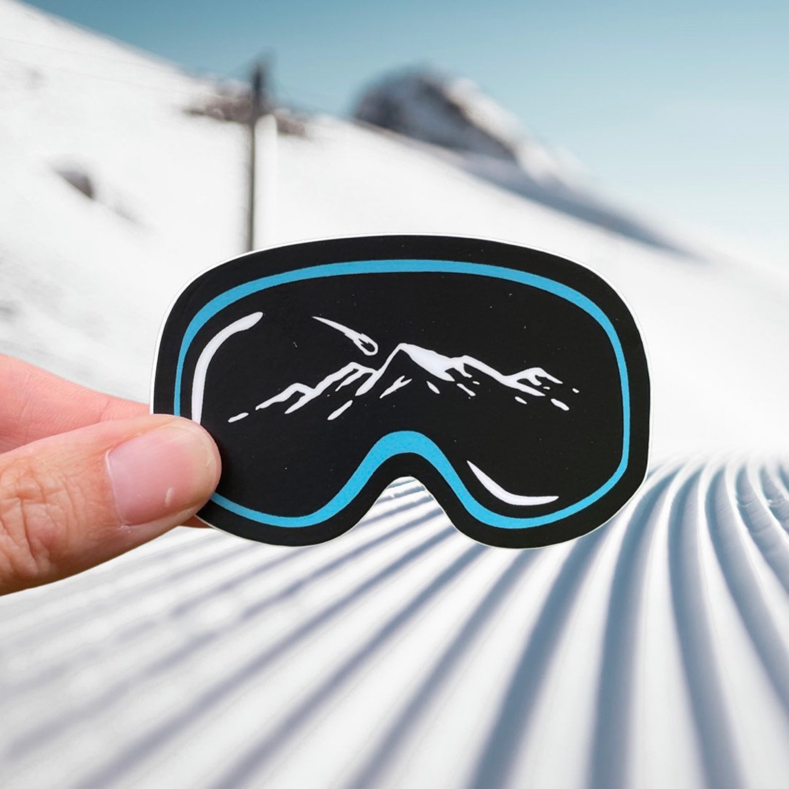 Ski Goggles Sticker Pack | Ski and Snowboard Helmet Sticker | Water ...