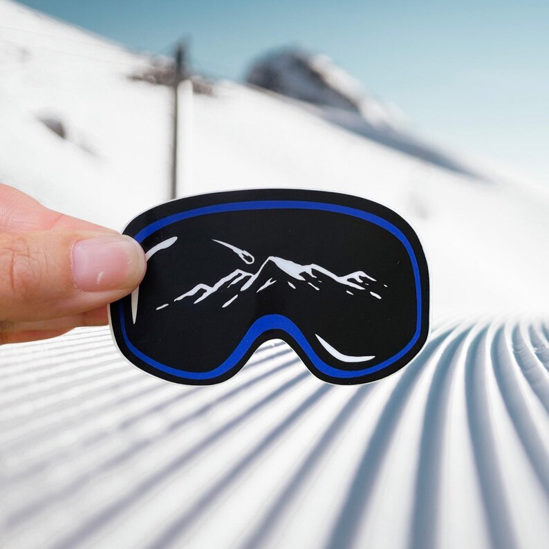 Ski Goggles Sticker Pack | Ski and Snowboard Helmet Sticker | Water ...