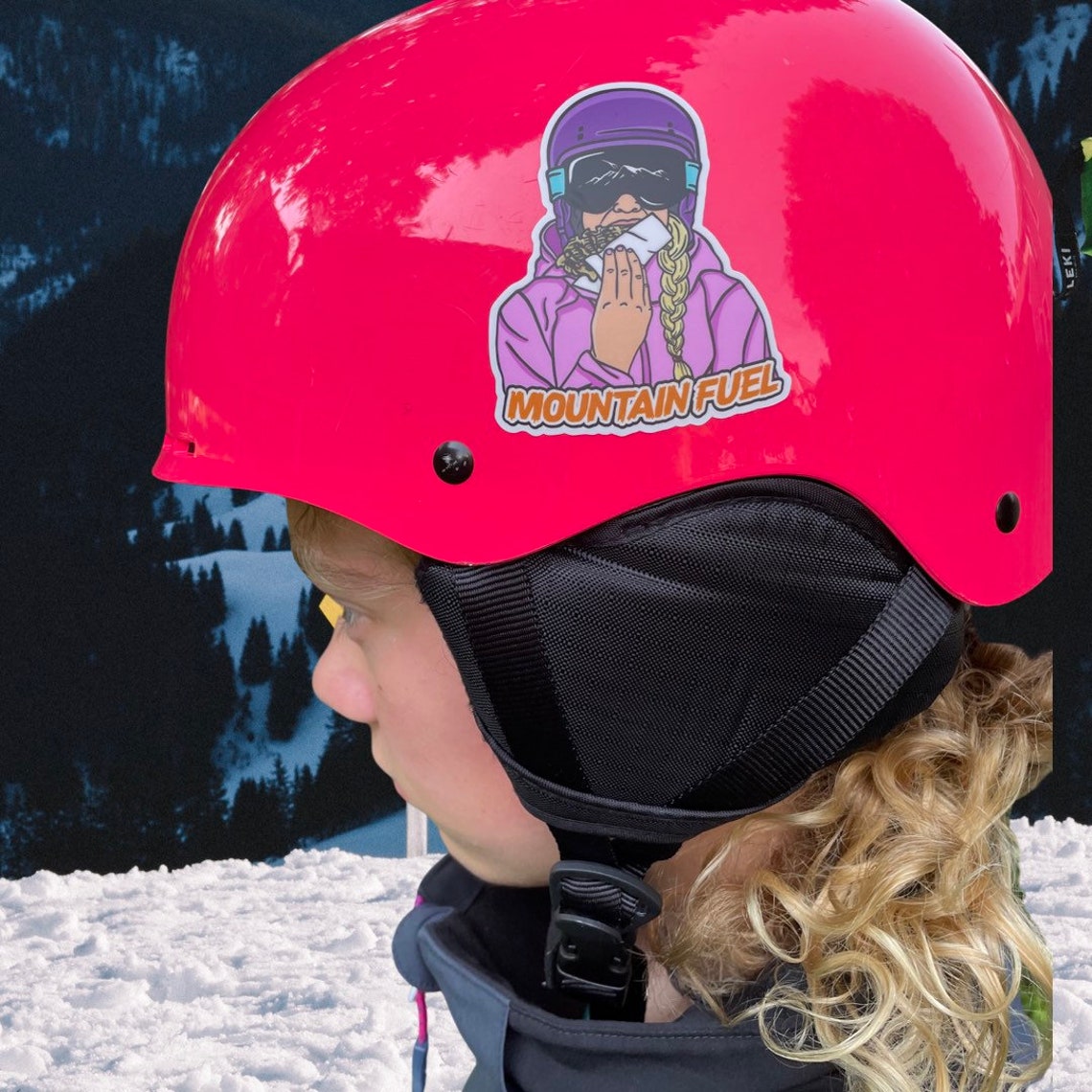 Girls Ski Helmet Sticker Ski Planner Sticker Ski Like A Girl Snowboard ...
