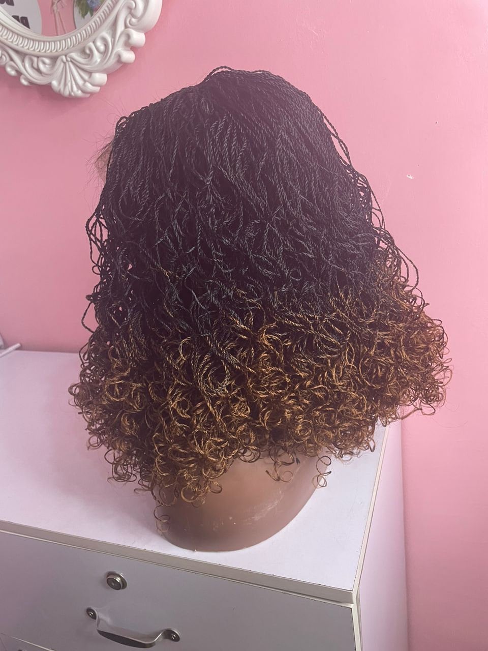 Handmade Micro Twist Braided Wig - Etsy