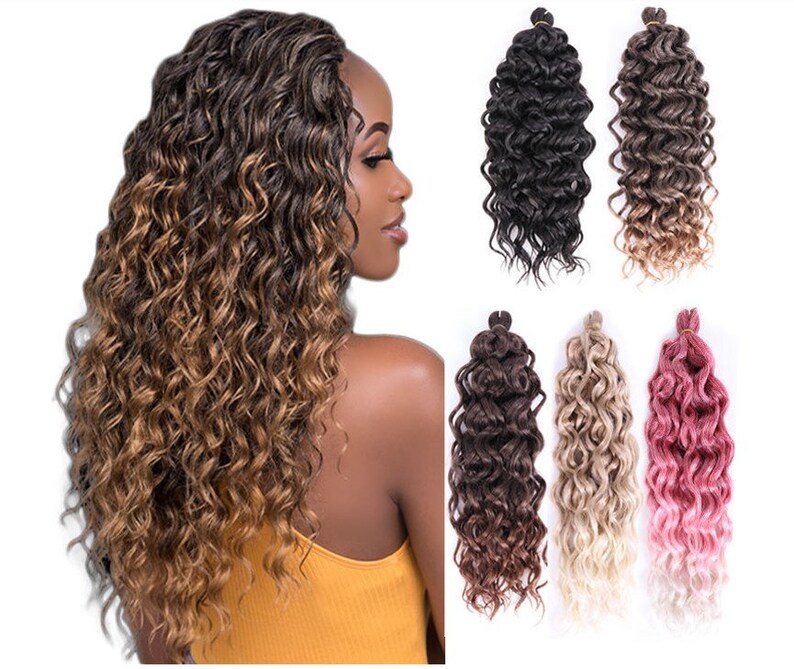Ocean Wave 24" Hawaii Curls Crochet Hair - Etsy