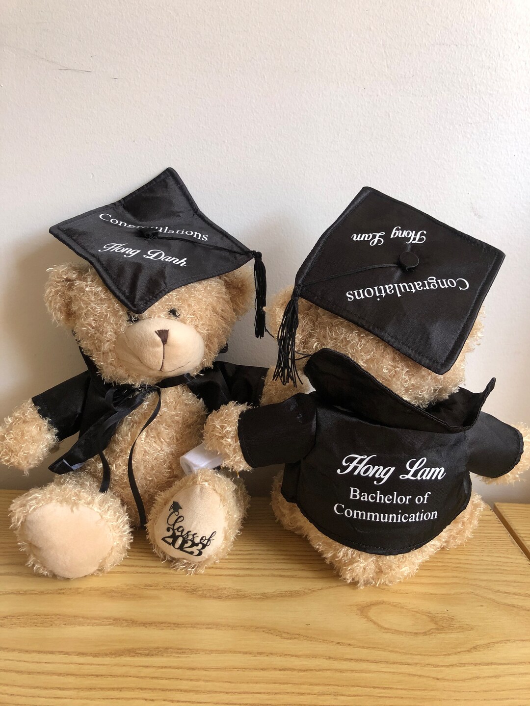 Personalised Graduation Bear Graduation Gift Personalised Graduation ...
