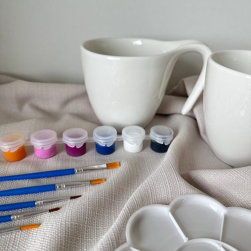 Ceramic tasse zum bemalen - Etsy.de