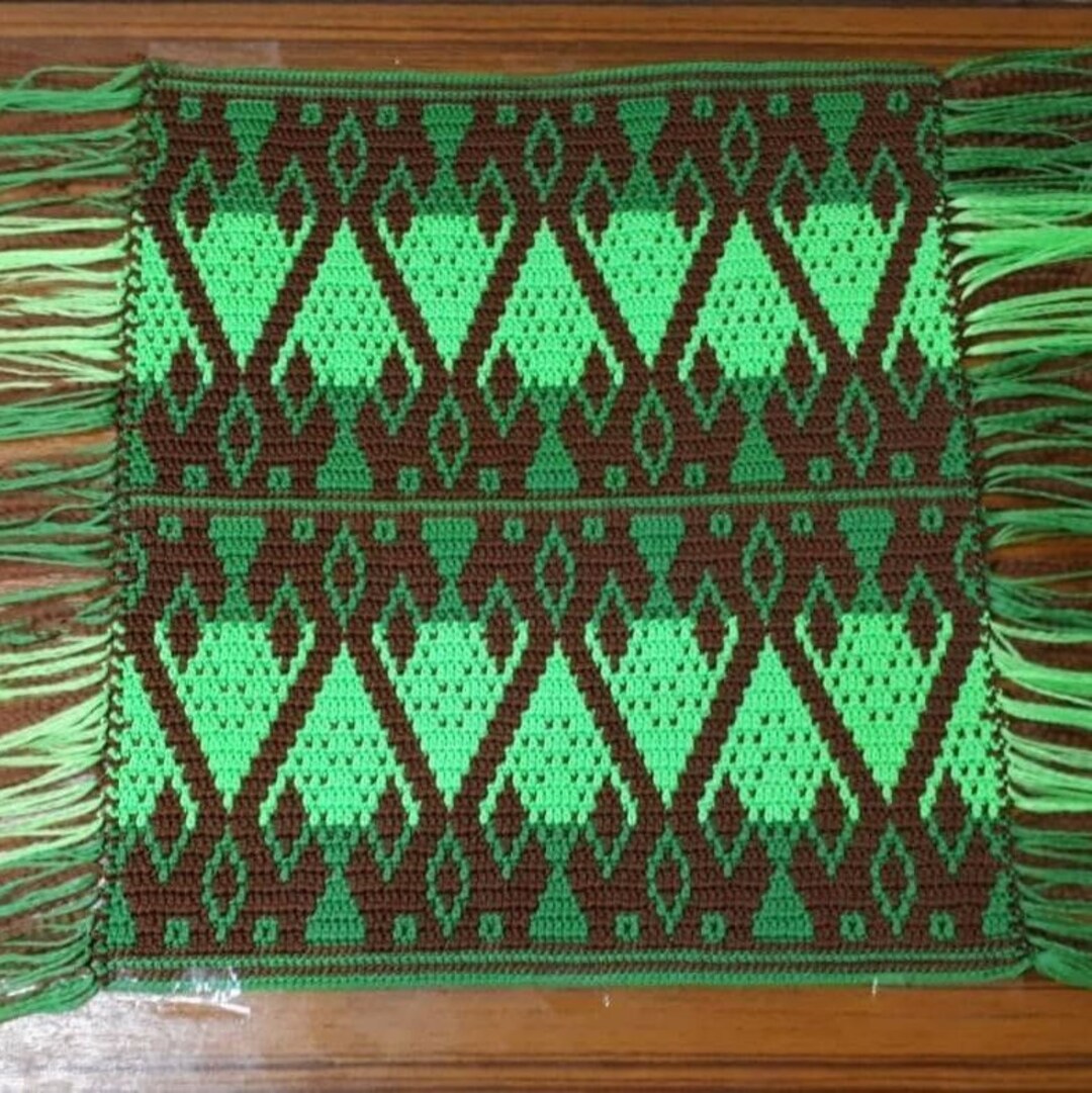 Mosaic Afghan Pattern, Overlay Mosaic Crochet Pattern, Geometric ...