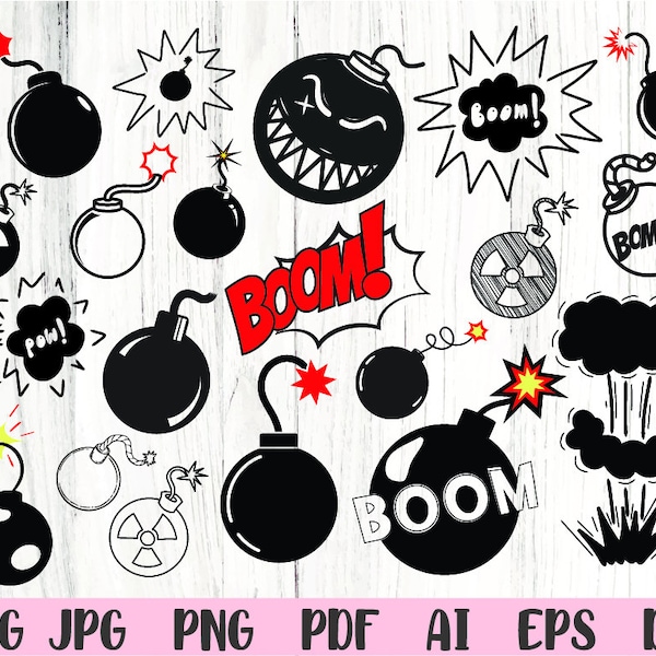 Bomb Svg - Etsy
