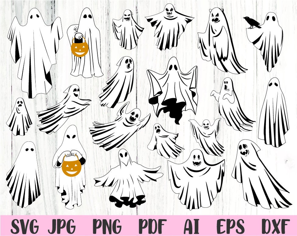 Halloween Ghost Svg Ghost Svg Halloween Svg Svg Files for - Etsy Canada