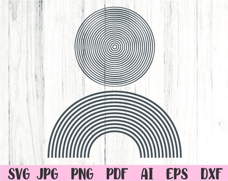 Boho Retro Shapes Svg Boho Svg Retro Svg Shapes Svg Svg Files - Etsy