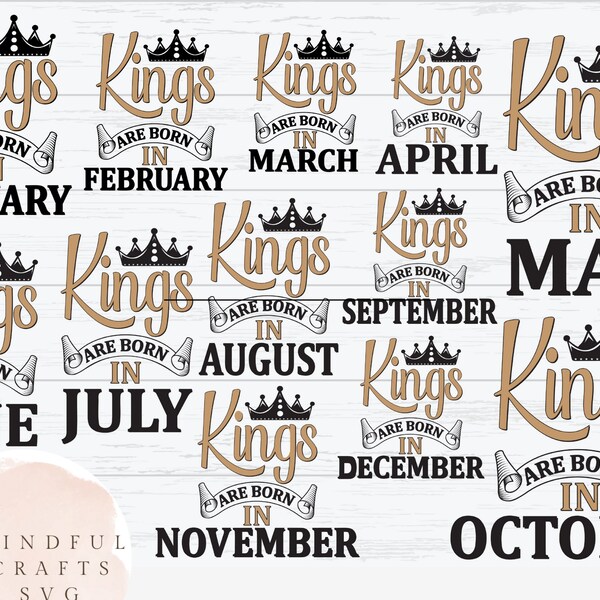 Kings Are Born Svg - Etsy