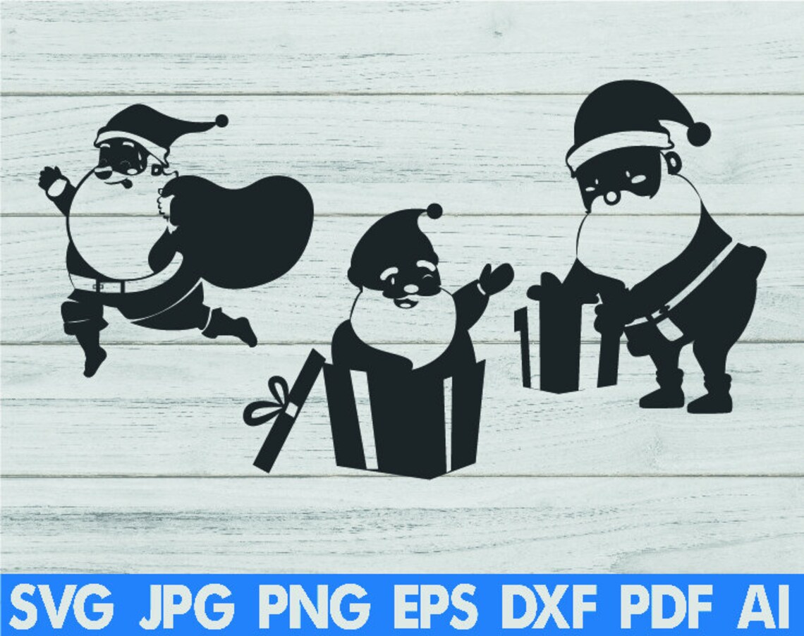 Santa Svg Christmas Svg Santa Claus Svg Svg Files for Cricut - Etsy