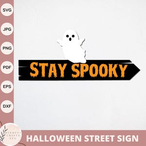 Halloween Street Signs Svg Spooky Halloween Sign Svg Halloween Decor ...