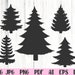 Coniferous Tree Svg Coniferous Svg Tree Svg Svg Files for Cricut ...