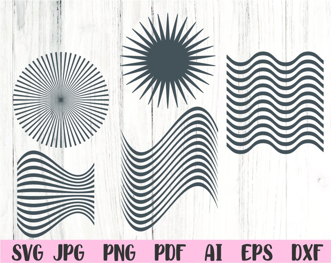 Boho Retro Shapes Svg Boho Svg Retro Svg Shapes Svg Svg Files - Etsy