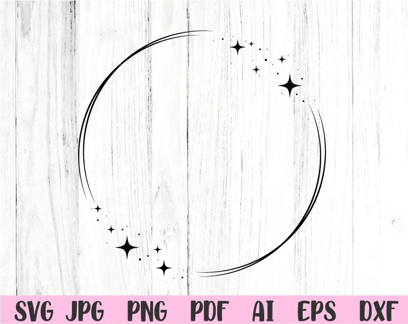 Star Circle Frame Svg Frame Svg Star Svg Svg Files for Cricut - Etsy