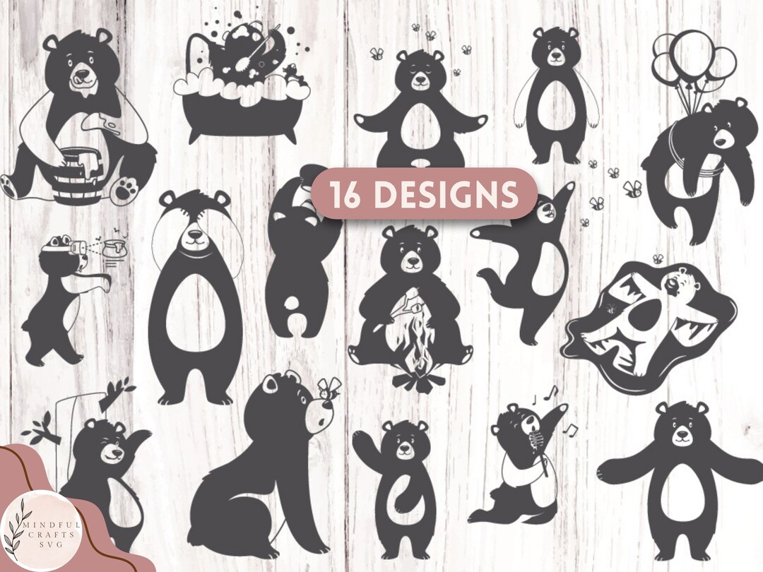 Oso de peluche svg / oso svg / bebé oso svg / archivos svg para cricut ...