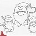 Valentine Gnomes SVG Bundle Valentine's Day Svg, Cute Gnome SVG, Love ...