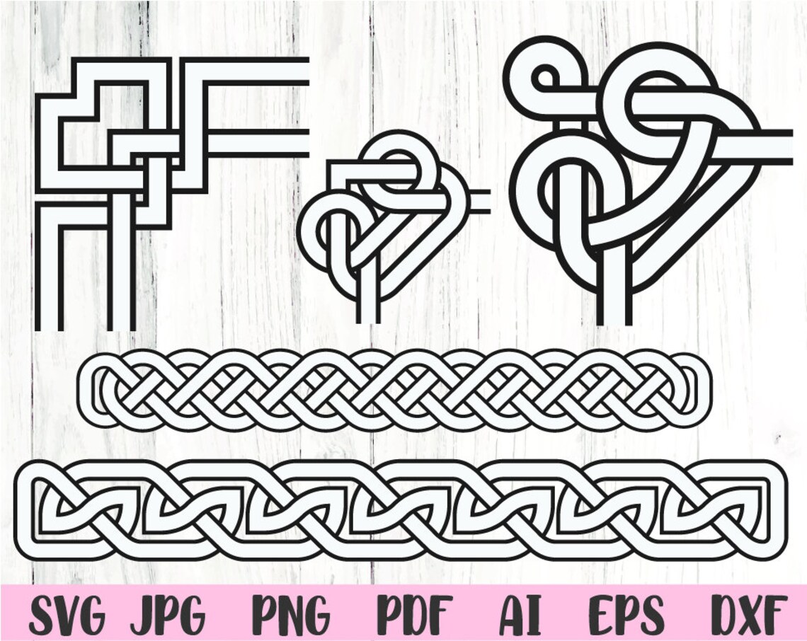 Celtic Corners Svg Celtic Svg Abstract Symbol Svg Svg Files - Etsy