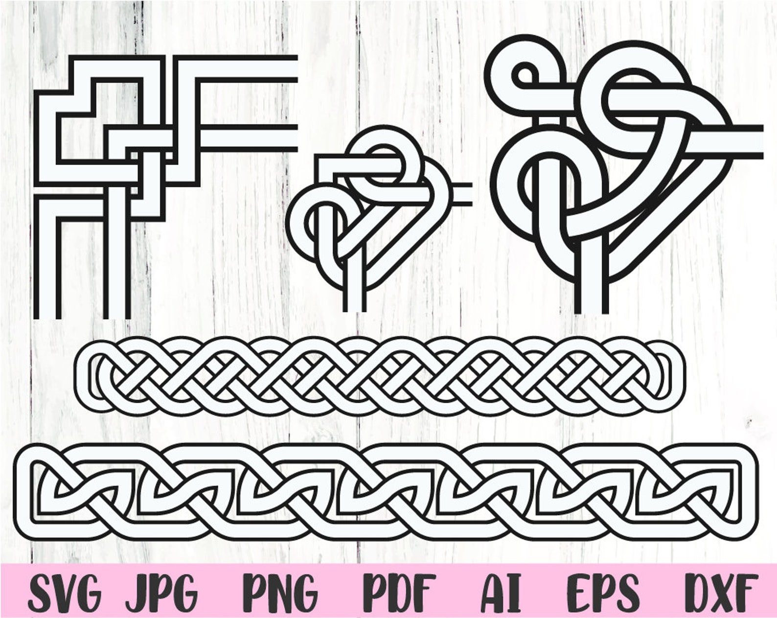 Celtic Corners Svg Celtic Svg Abstract Symbol Svg Svg Files - Etsy