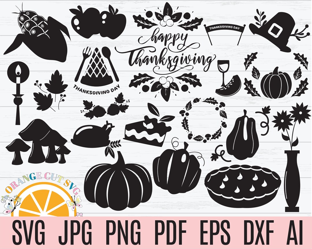 Thanksgiving Svg Happy Thanksgiving Svg Thanksgiving Day Svg - Etsy
