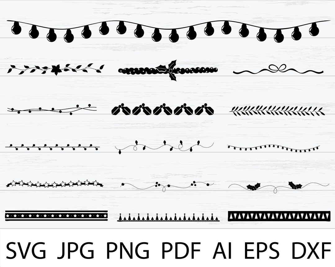 Christmas Border Svg Christmas Svg Christmas Frame Svg Svg - Etsy UK