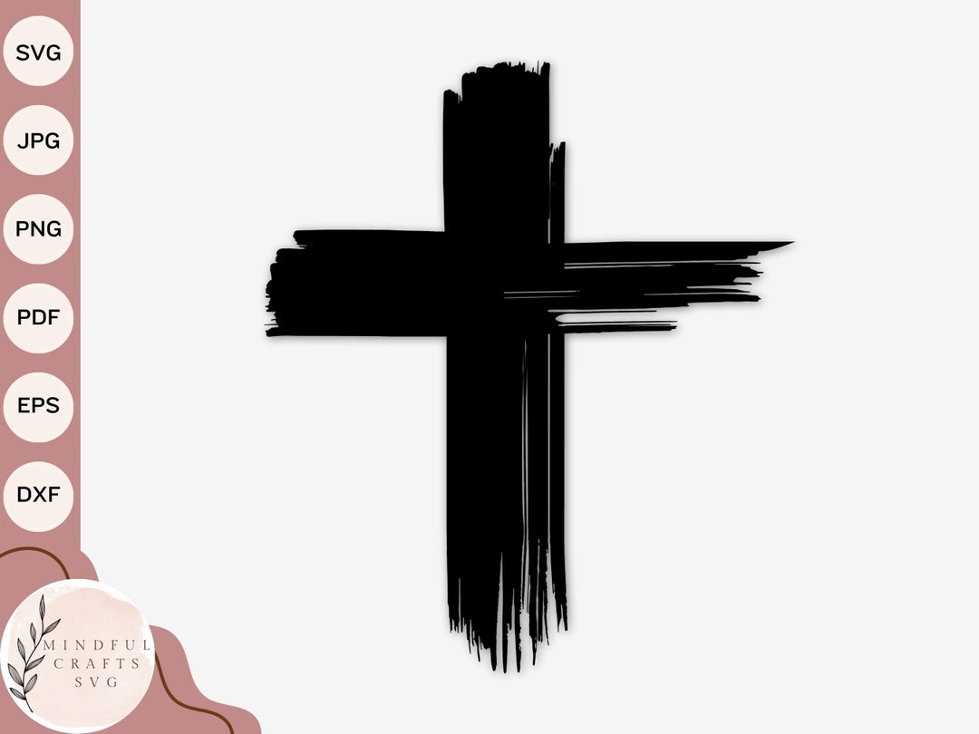 Distress Cross SVG, Grunge Religious Cross Bundle, Cricut Cross ...