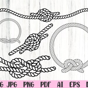 Rope Svg Nautical Rope Svg Nautical Knot Svg Svg Files for Cricut ...