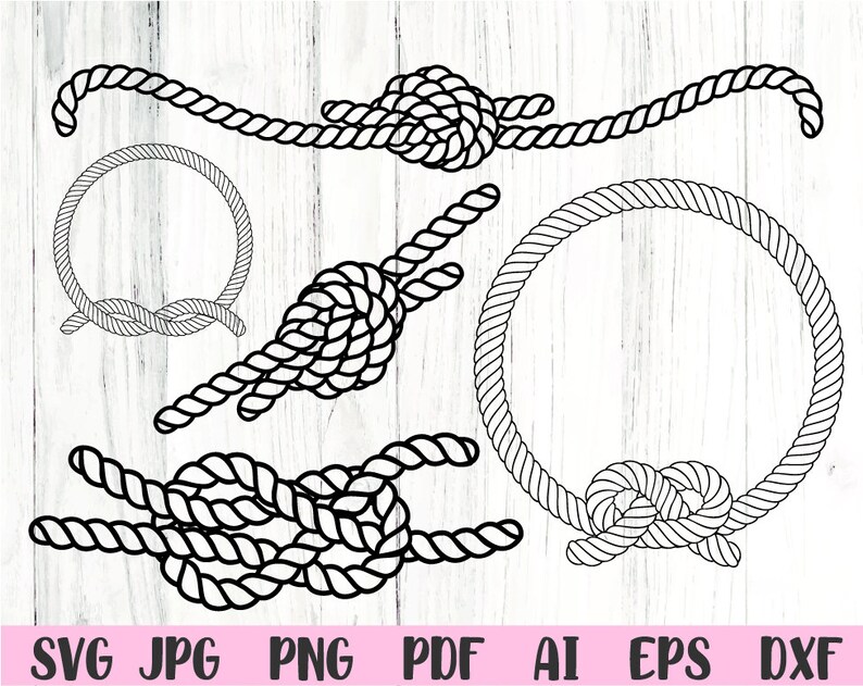 Rope Svg Nautical Rope Svg Nautical Knot Svg Svg Files for - Etsy UK