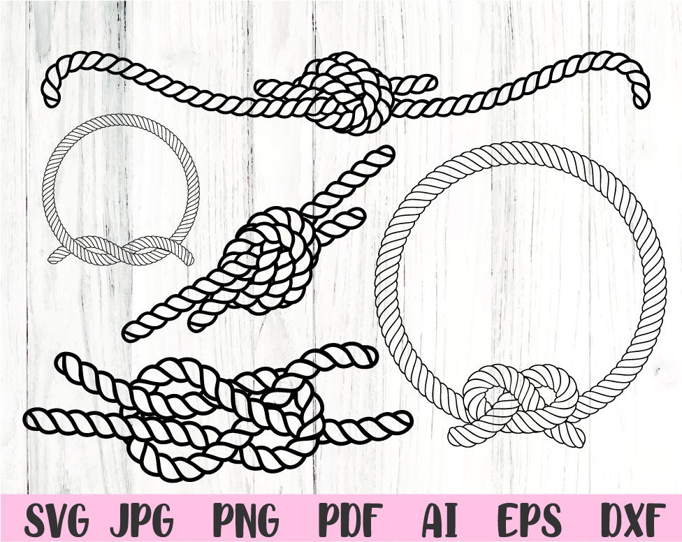 Rope Svg Nautical Rope Svg Nautical Knot Svg Svg Files for - Etsy UK
