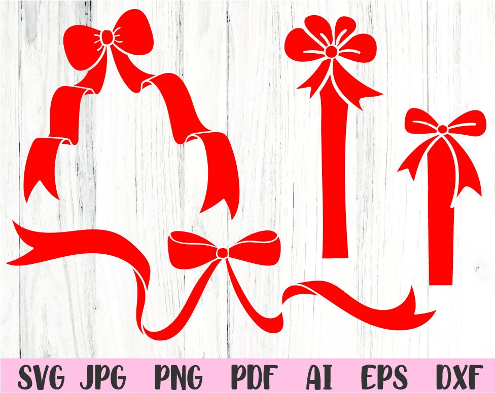 Gift Ribbon Svg Gift Svg Ribbon Svg Bow Svg Svg Files for - Etsy