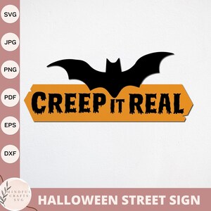 Halloween Street Signs Svg Spooky Halloween Sign Svg Halloween Decor ...