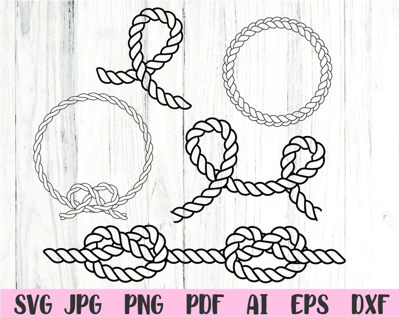 Rope Svg Nautical Rope Svg Nautical Knot Svg Svg Files for - Etsy Australia