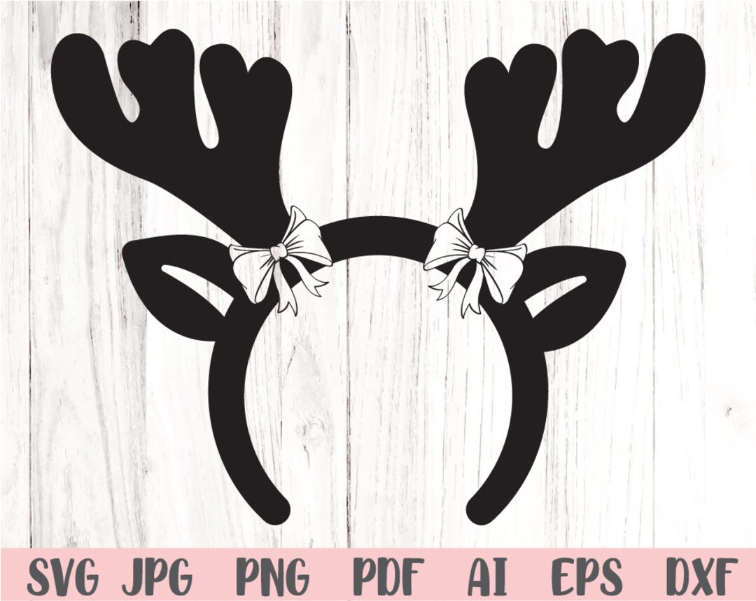Deer Horns Svg Deer Svg Deer Mask Svg Instant Download Svg - Etsy