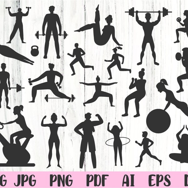 Workout Svg - Etsy