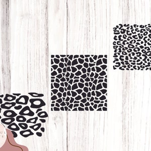 Animal Print Bundle SVG, Leopard Cheetah Tiger Cow Prints, Eps Png Dxf ...