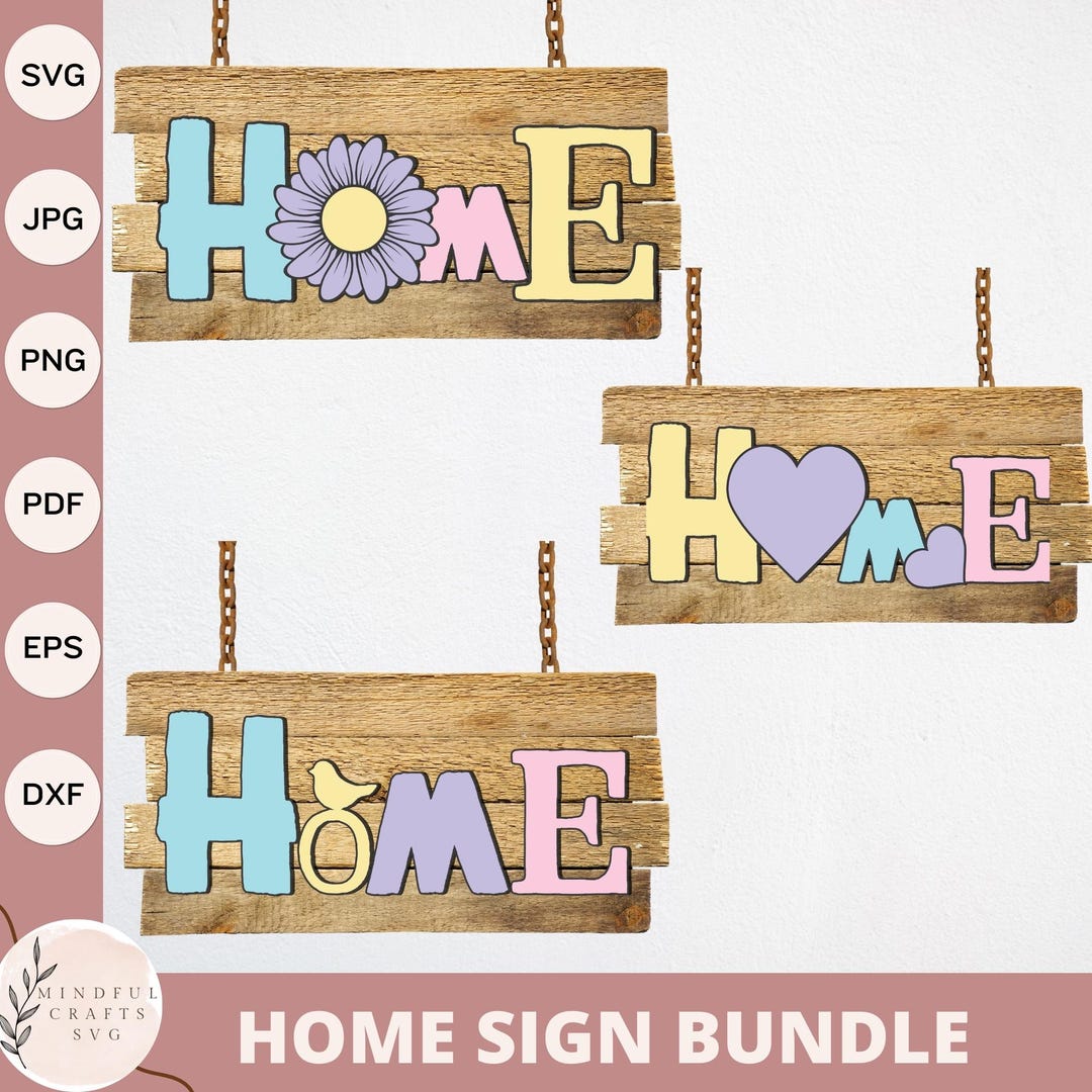 Home Sign Svg Home Sweet Home Svg Instant Download Svg File for Cricut ...