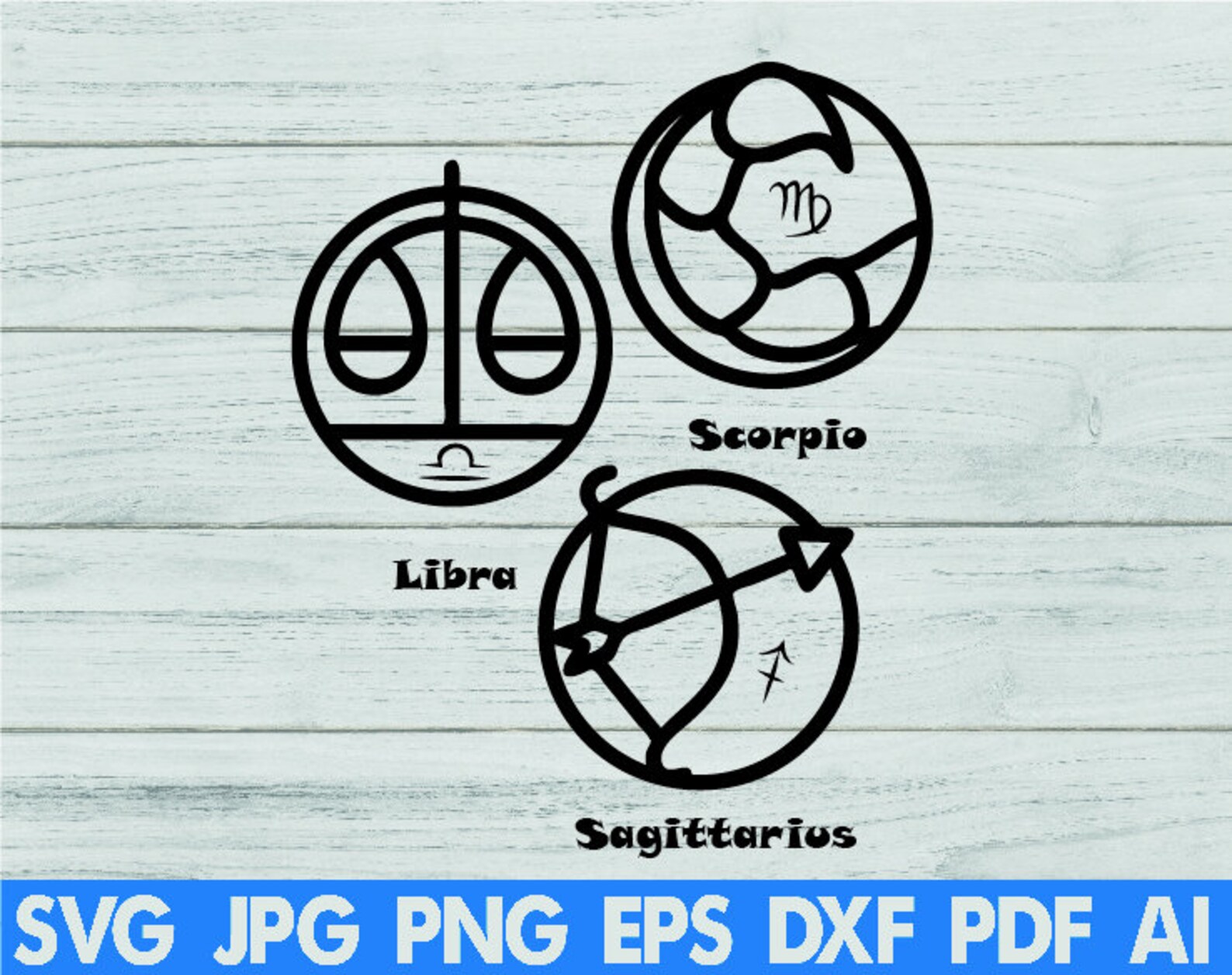 Zodiac Svg Horoscope Svg Astrology Svg Svg Files for Cricut - Etsy