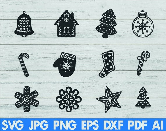 Gingerbread Cookie Svg Gingerbread Svg Christmas Svg Svg Files | Etsy
