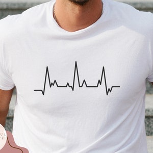 Heartbeat SVG Files Pulse Line Vector ECG EKG Clip Art Healthcare Nurse ...