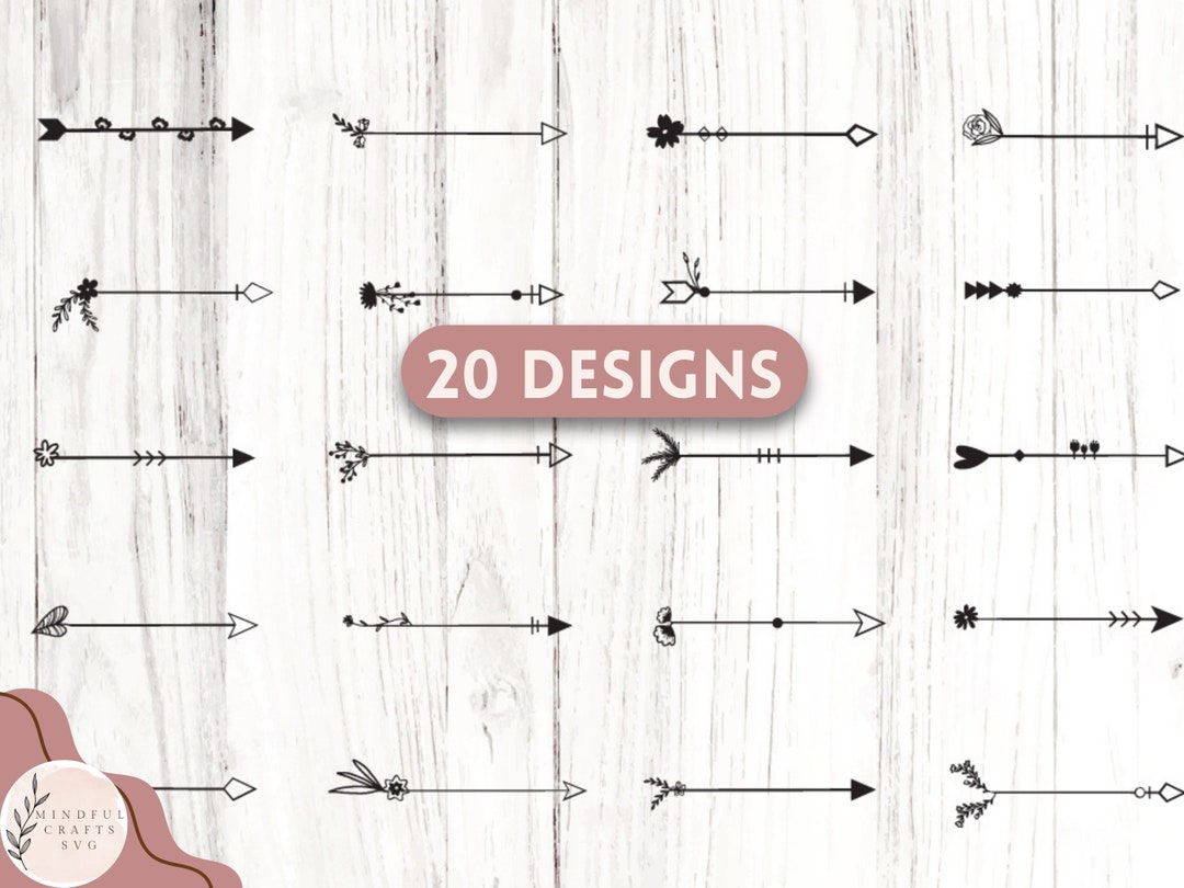 Arrows SVG Bundle Archery Arrow Clipart Digital Cut Files for Cricut ...