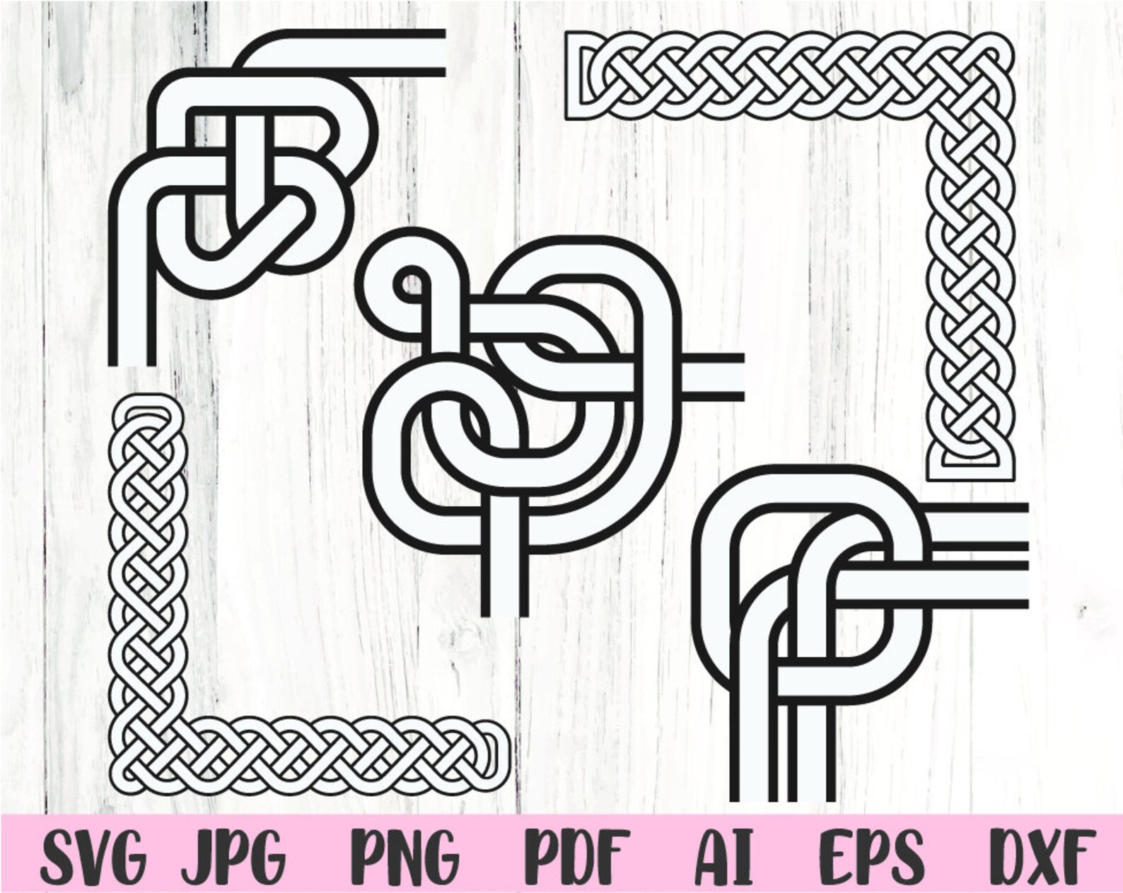 Celtic Corners Svg Celtic Svg Abstract Symbol Svg Svg Files - Etsy