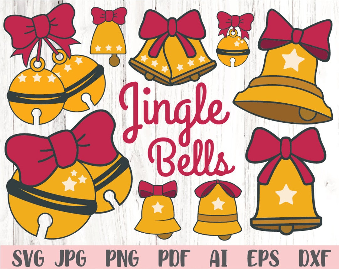 Christmas Bells Svg Jingle Bells Svg Christmas Svg Instant - Etsy