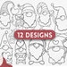 Valentine Gnomes SVG Bundle Valentine's Day Svg, Cute Gnome SVG, Love ...