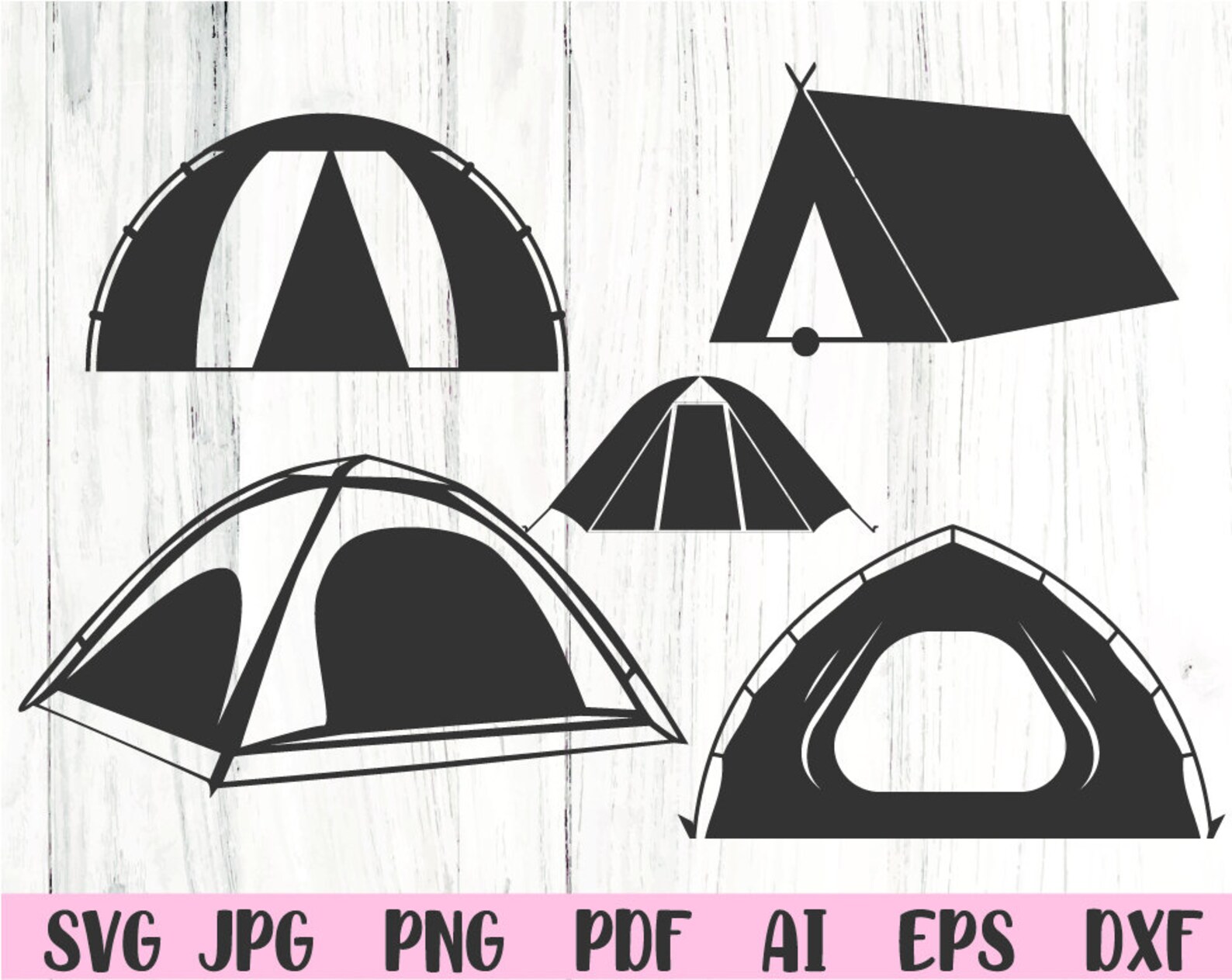 Camping Tent Svg Tent Svg Camping Svg Svg Files for Cricut - Etsy