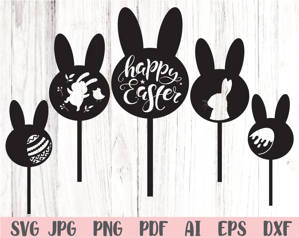 Easter Topper Svg Easter Cake Topper Svg Svg Files for Cricut - Etsy Canada