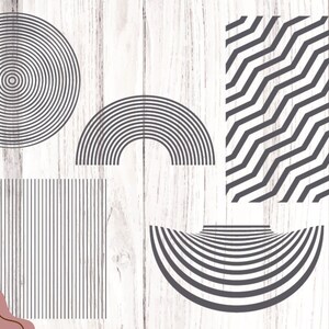 Boho Retro Shapes Svg Boho Svg Retro Svg Shapes Svg Svg Files for ...
