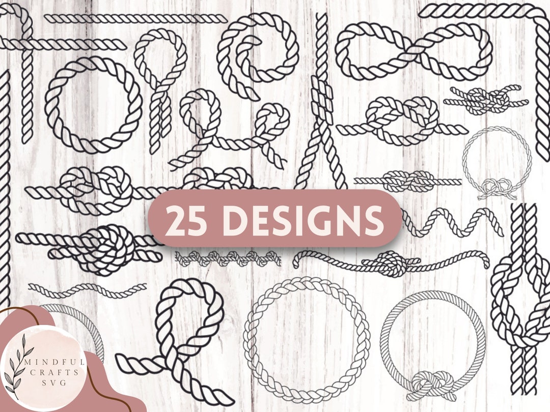 Rope Svg Nautical Rope Svg Nautical Knot Svg Svg Files for Cricut ...