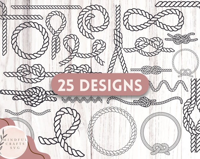 Nautical Rope Stencil - Etsy