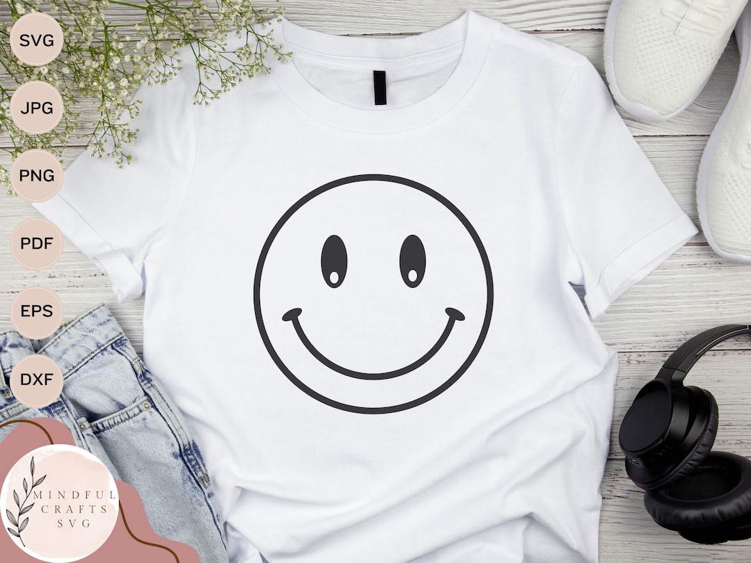 Smiley Face Svg Smiley Svg Instant Download Svg Files for Cricut Smiley ...