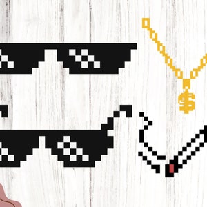 Thug Life SVG Gangsta Silhouette Hip Hop Cut File Street Style Clipart ...